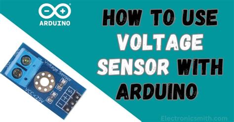 How To Use Voltage Sensor With Arduino Electronic Smith
