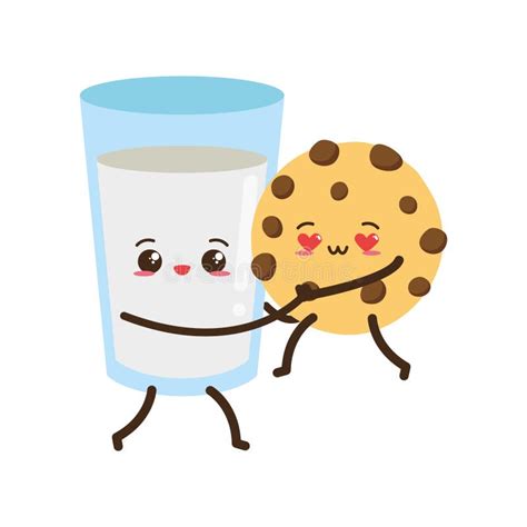 Alimentos De Preparaci n R pida De Kawaii Ilustración del Vector Ilustración de sonrisa