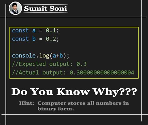 sumit soni on linkedin javascript js funfact frontenddeveloper