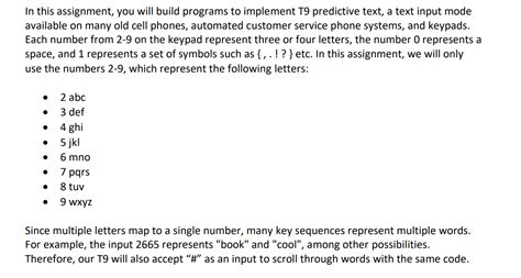 solved in this assignment you will build programs to
