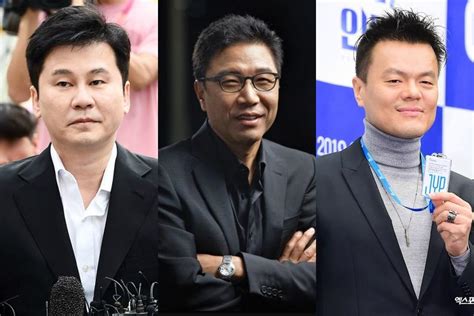 Yang Hyun Suk Lee Soo Man And Park Jin Young Experience Decline In