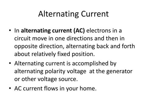 PPT Direct Current DC And Alternating Current AC PowerPoint Presentation ID 2871196
