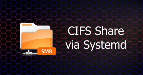 Cifs Share Via Systemd Pengwin Tech