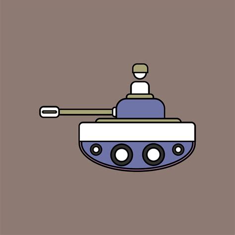 탱크 벡터에 플랫 아이콘 디자인 컬렉션 군인 Eps Ai Uidownload