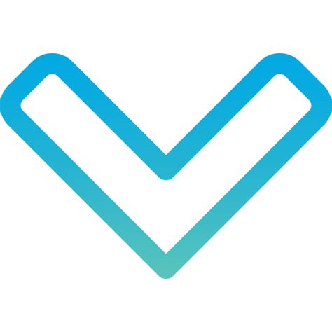 Down Generic Gradient Icon