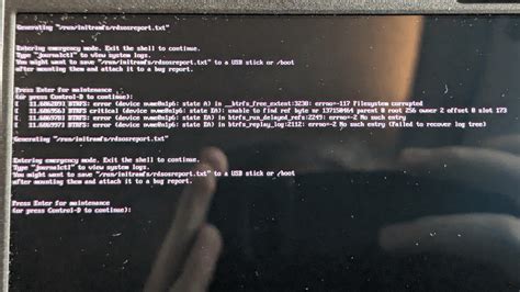 Another Unable To Find Ref Byte Rbtrfs