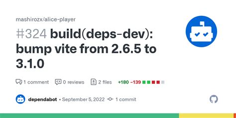 build deps dev bump vite from 2 6 5 to 3 1 0 by dependabot[bot
