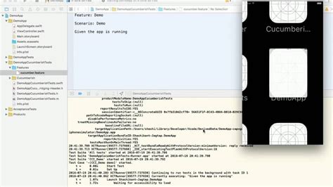 Xcfit Cucumberish Demo Youtube