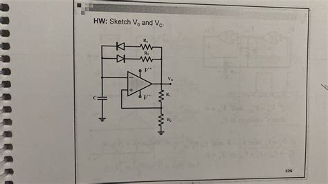 Solved Hw Sketch V0 And Vc
