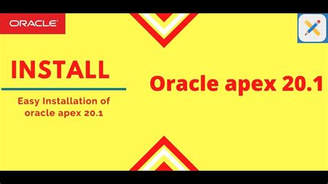Install Oracle Apex 201 On Oracle 19c Database Youtube