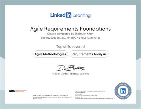 Shahrukh Khan On Linkedin Certificate Of Completion