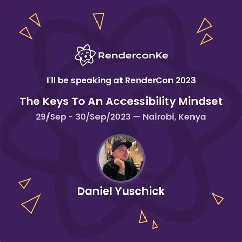 Rendercon Renderconke Reactdevske Accessibility Daniel Yuschick