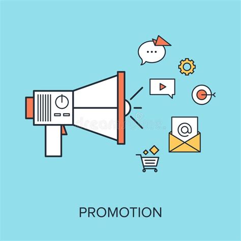 Promotion Vector Illustration Concept Stock Vector Illustration Of