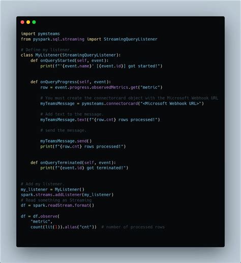 dipanjan s on linkedin webhooks streaming spark monitoring teams