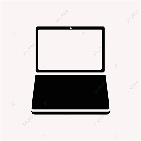 Transparent Background Vector Flat Icon Of A Laptop Or Notebook Computer Vector Clip Art