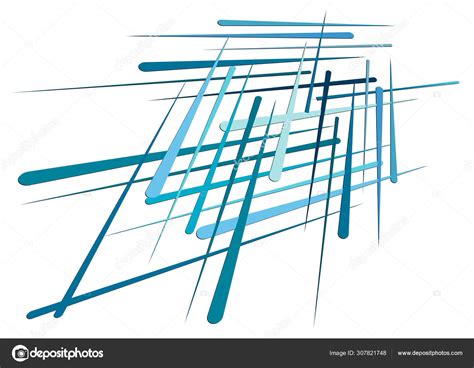 Grid Mesh With Dynamic Lines Intersecting Stripes Irregular G Stock Vector By Vectorguy