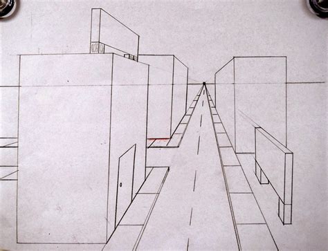 How To Draw Point Perspective Buildings