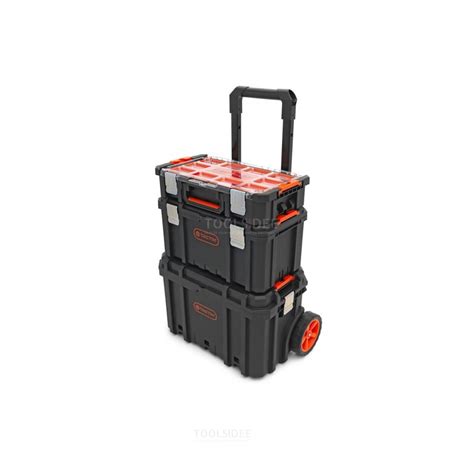 Tactix 3 Piece Modular Mobile Trolley Tool Case Set Toolsidee Co Uk