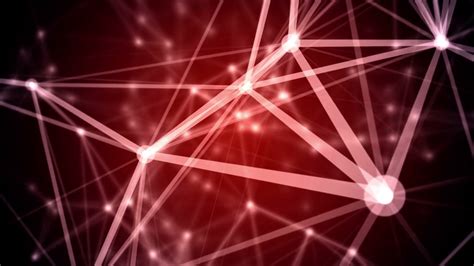 Abstract Network Background Seamless Loop Red Stock Motion Graphics Sbv
