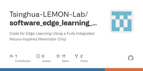 Github Tsinghua Lemon Labsoftwareedgelearningmemristorchip Code