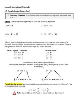 Solving Quadratics By Sabreen Abedrabo Teachers Pay Teachers
