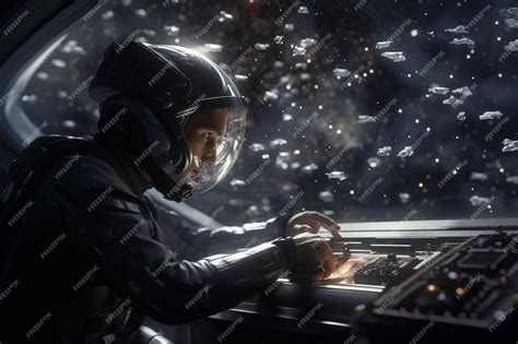 Premium Ai Image Astronauts Conducting Microgravity Experiments On