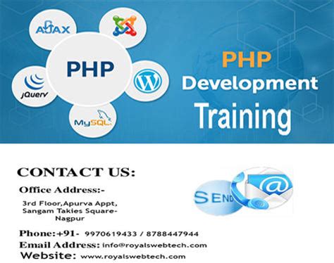 Best Live Project Training On Php At Royals Webtech Software Training Application Programming