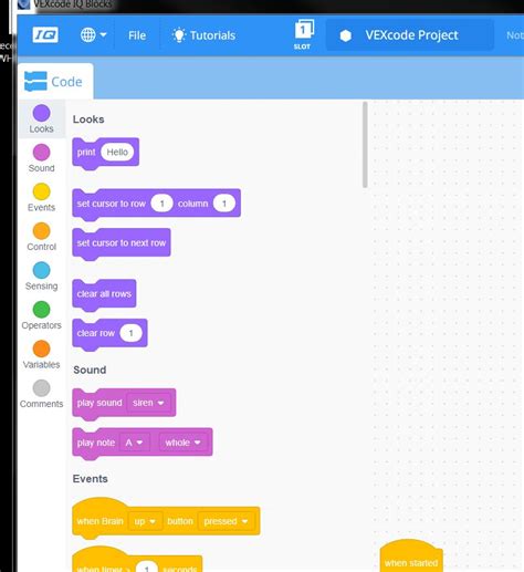 Can T See Motion Or Drivetrain Vexcode Iq Technical Support Vex Forum