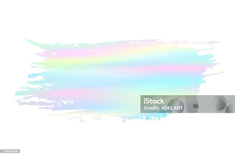 그런 지 얼룩 홀로그램 무지개 색상입니다 잉크 스플래시 텍스트 또는 로고에 대한 격리된 배경입니다 액체 얼룩 수채화 페인트