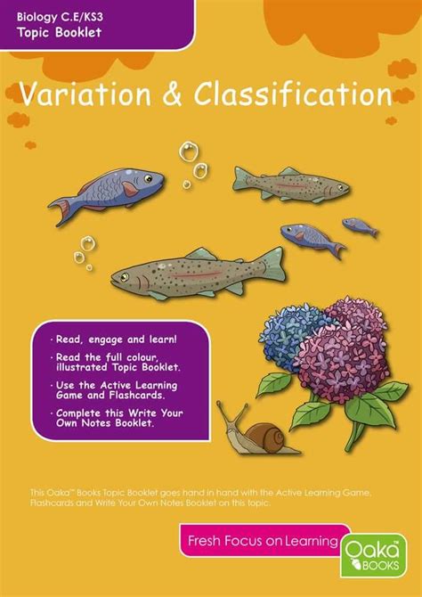 Ce Ks3 Biology Variation And Classification Resources For Dyslexics