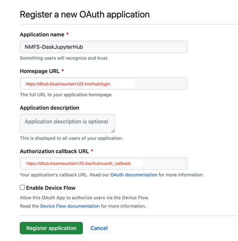 setting up github authentication on a jupyterhub on a centos 8 server