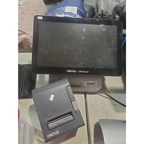 Micros Oracle Pos Touch Monitor And Receipt Printer Sold As Is