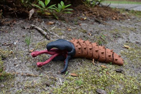 🪱 Articulated Graboid From Tremors・ Stl File For 3d Printing・cults