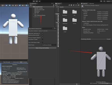unity性能优化篇 十 模型优化之网格合并 easy mesh combine tool插件使用以及代码实现网格合并 meshcombine csdn博客
