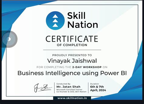 I Recently Attended A Two Day Workshop On Power Bi With Jatan Shah And