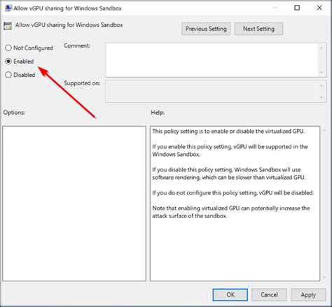 Enable Or Disable Virtualized GPU Sharing For Windows Sandbox