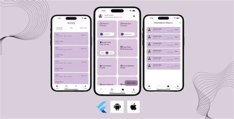 Attendance App Employee Attendance Management Flutter App Android And Ios Mobil App Template