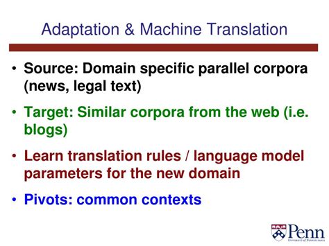 Ppt Domain Adaptation With Structural Correspondence Learning