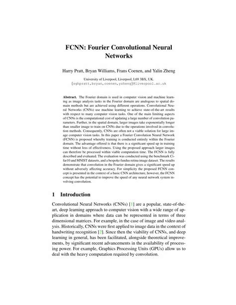 pdf fcnn fourier convolutional neural networks ijsecmlpkdd2017 ijs