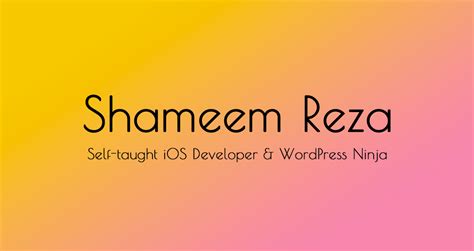 Shameem Reza Reactjs Nextjs Wordpress And Woocommerce