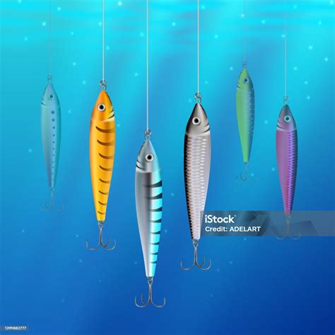 낚시는 배경을 유혹합니다 연어 메기 참치 파이크 농어 말린 베이스 송어 또는 타폰을 잡기위한 현실적인 후크 벽지 웹 및 인쇄 된