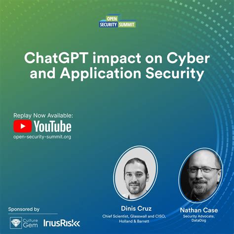 Oss2023 Chatgpt Cybersecurity Security Open Security Summit Cic