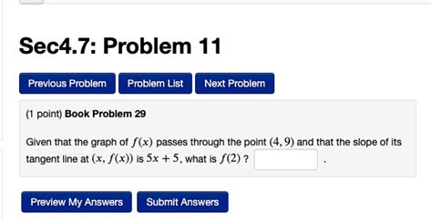 solved sec4 7 problem 11 previous problem problem list next