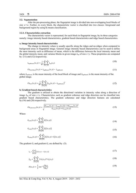Improving Of Fingerprint Segmentation Images Based On K Means And