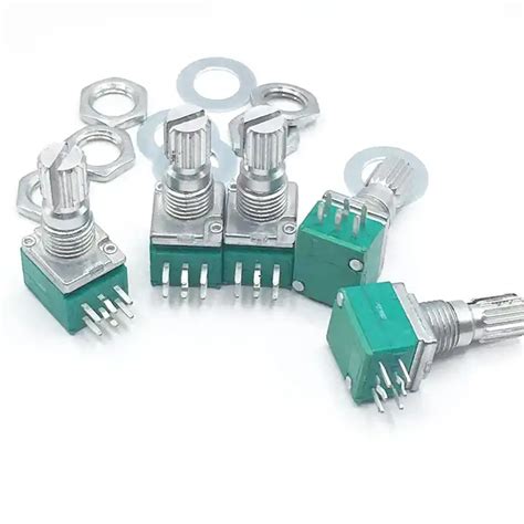9mm Rotary Dual Potentiometer B103 Potentiometer 1k 500k