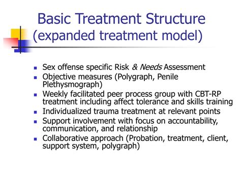 PPT Trauma Informed Sex Offense Specific Treatment An Approach To CBT RP Treatment PowerPoint