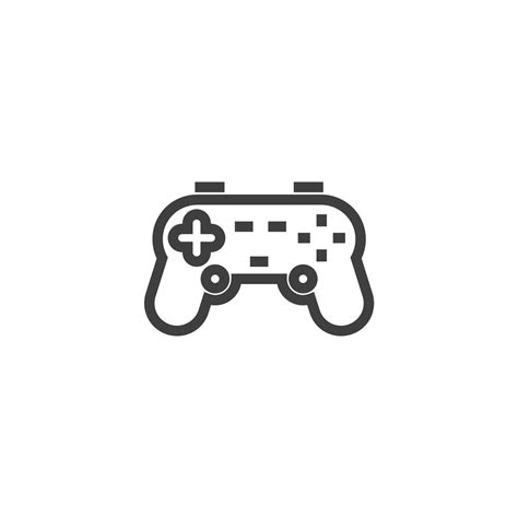 Vector Sign Of The Video Game Controller Symbol Is Isolated On A White Background Video Game