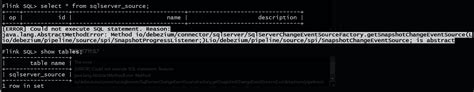 Flink Cdc Sqlserver Error · Issue 1928 · Apacheflink Cdc · Github