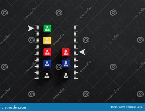 The Gender Gap In Employment Or Workplace Stock Image Image Of Level