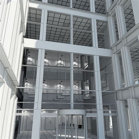 사무실 인테리어 리셉션 4 3d 모델 199 Max Free3d